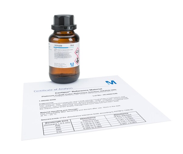 Platinum Cobalt Color Standard Solution (HAZEN 500) | 100246